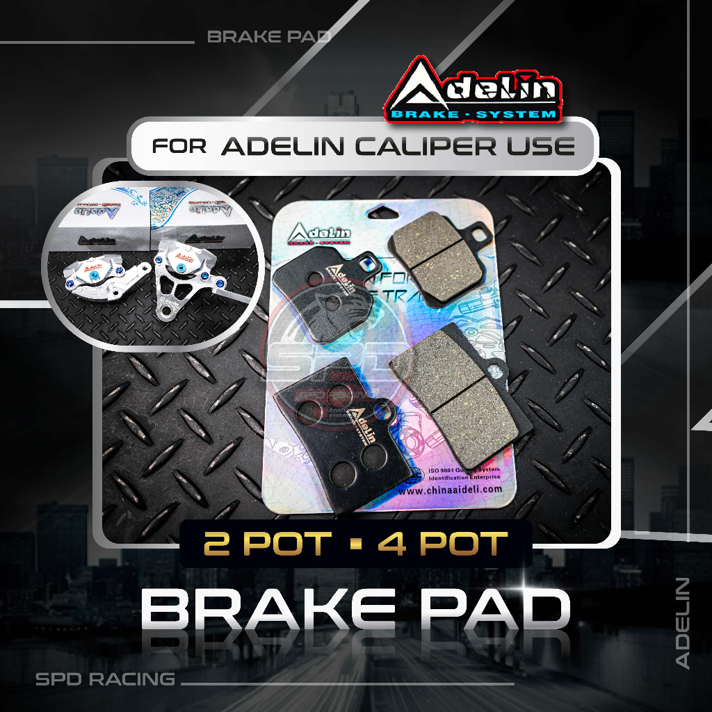 Adelin Brake Pad Universal Use 2 POT P34 4 POT GP4 P4 Brake Caliper ...