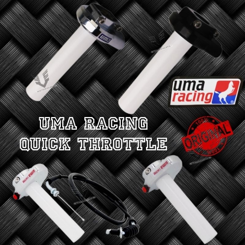 UMA RACING QUICK THROTTLE FAST THROTTLE PIPE Y15ZR V1 V2 Y15 BLACK ...