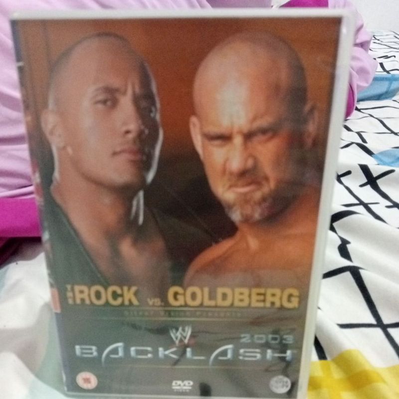 WWE WWF BACKLASH 2003 DVD | Shopee Philippines