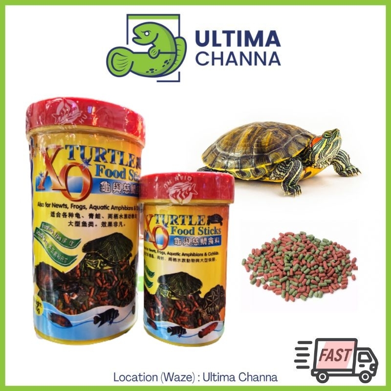 XO Turtle Food (floating pellet) - Does not cloud water, suitable for ...