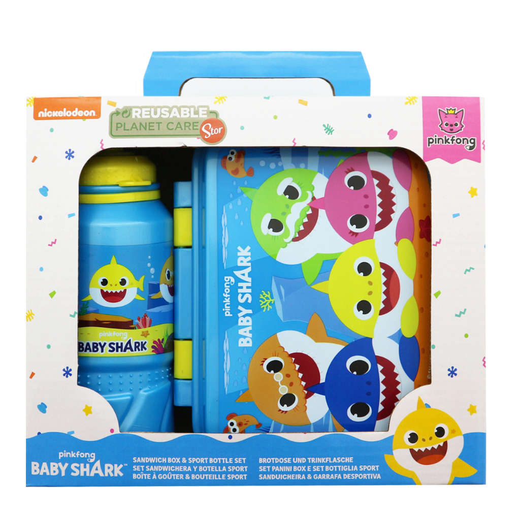 PinkFong Baby Shark Cocomelon Ricky Zoom Food Container Box / Sandwich ...