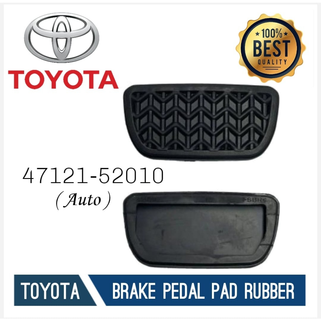 TOYOTA Brake Pedal Pad Rubber Auto for Toyota Altis / Hilux Kun25 ...