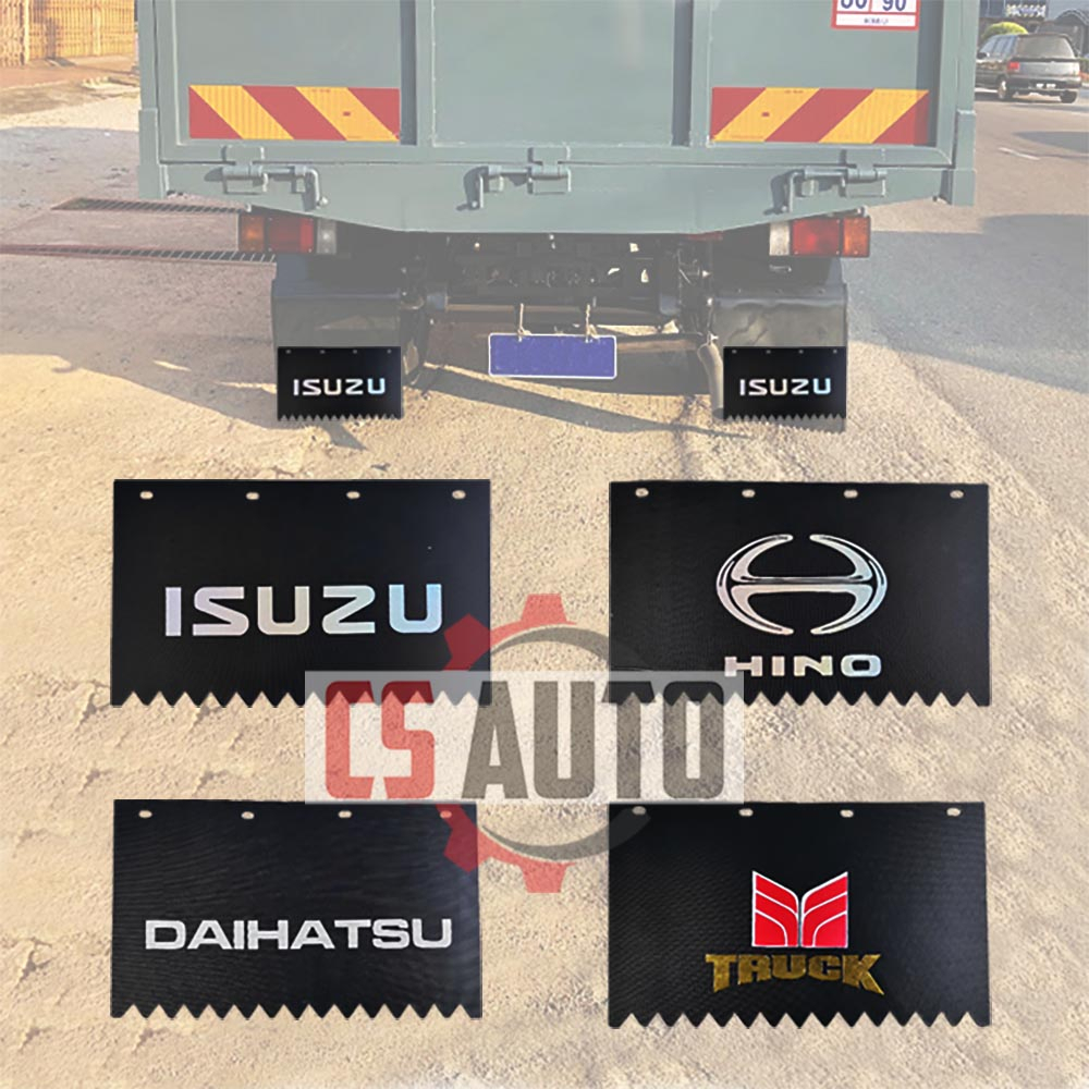 1pc x Lorry Mudflap 17.5" PVC Lori Tayar Getah Isuzu Daihatsu Hino Fuso ...