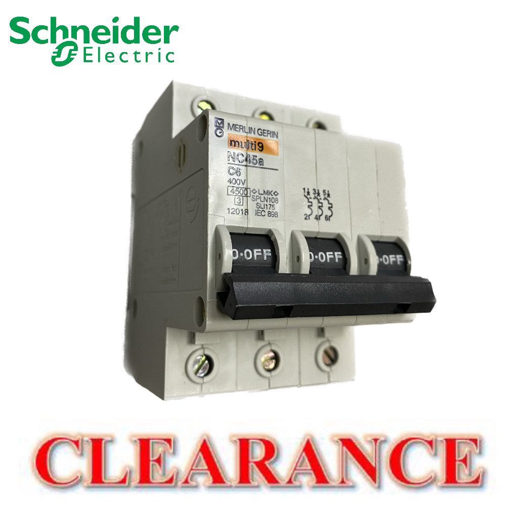 MERLIN GERIN NC45A C6 (12018) / NC45A C20 (12021) MINIATURE CIRCUIT ...