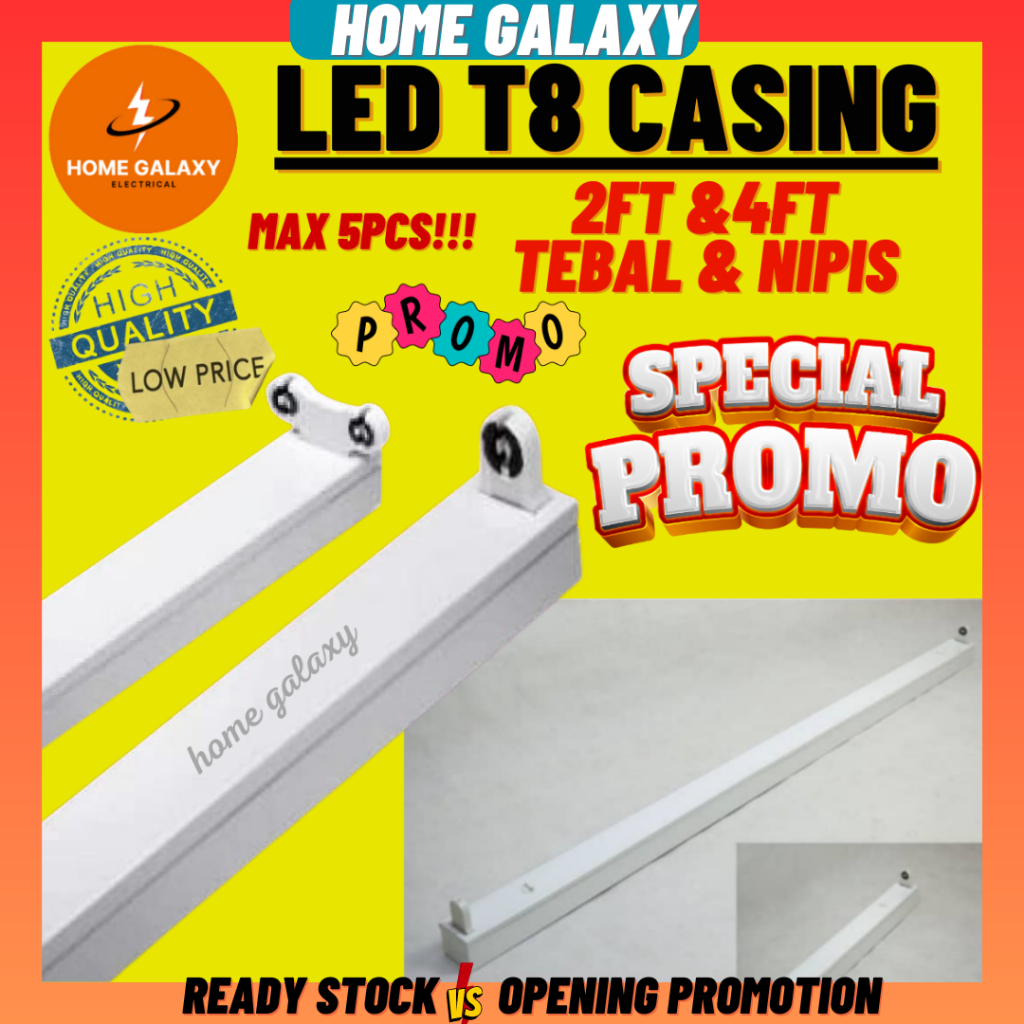 Thin//Thick Led Casing [4ft & 2ft] [Single/Double] [Slim/Tall] [Thin ...