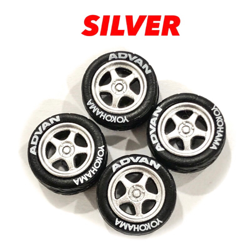 1: 64 Rubber Tires SW388 fit Hot Wheels toy cars models - 1 set ...