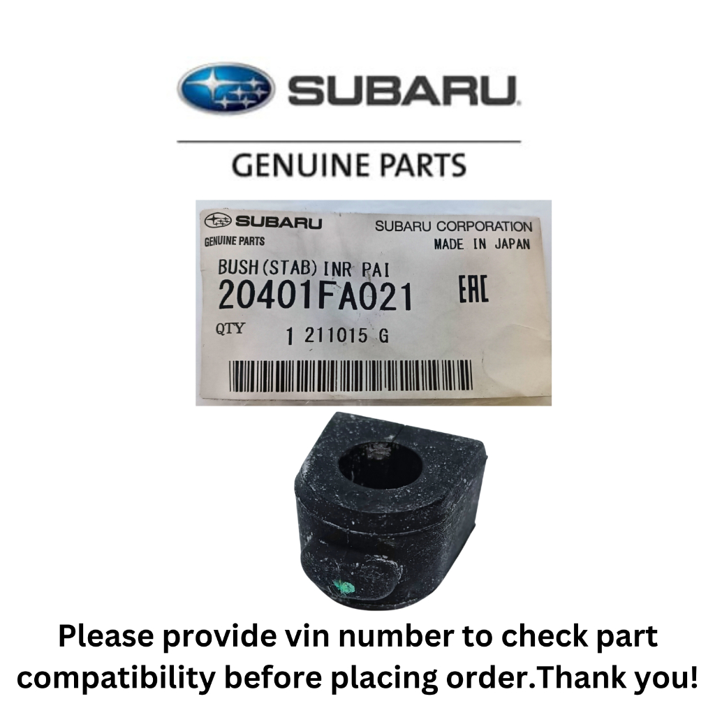 Subaru Front Stabilizer Bush 20401FA021 Forester Legacy Impreza WRX STI ...