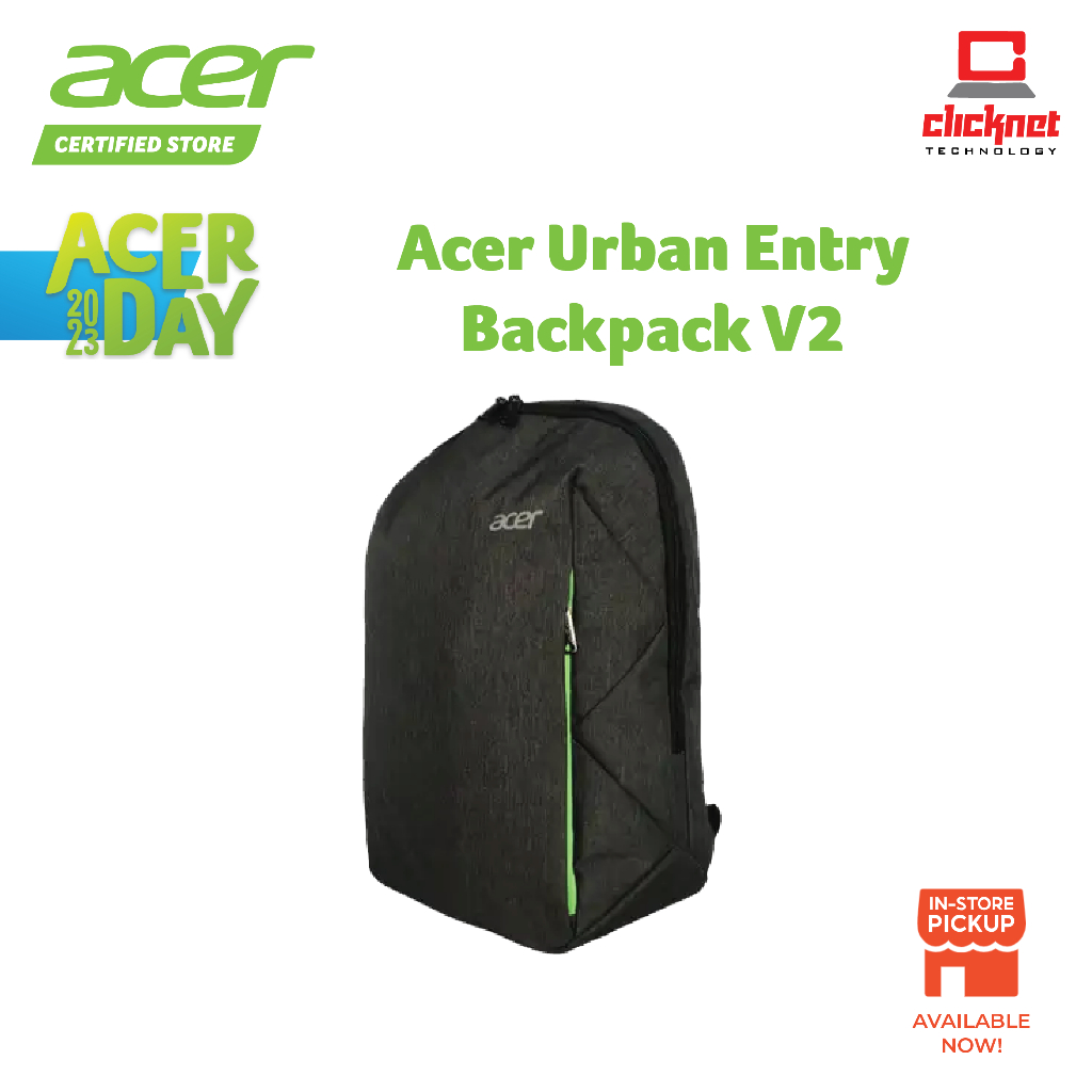 ACER URBAN ENTRY BACKPACK 15.6 v2 | Shopee Philippines