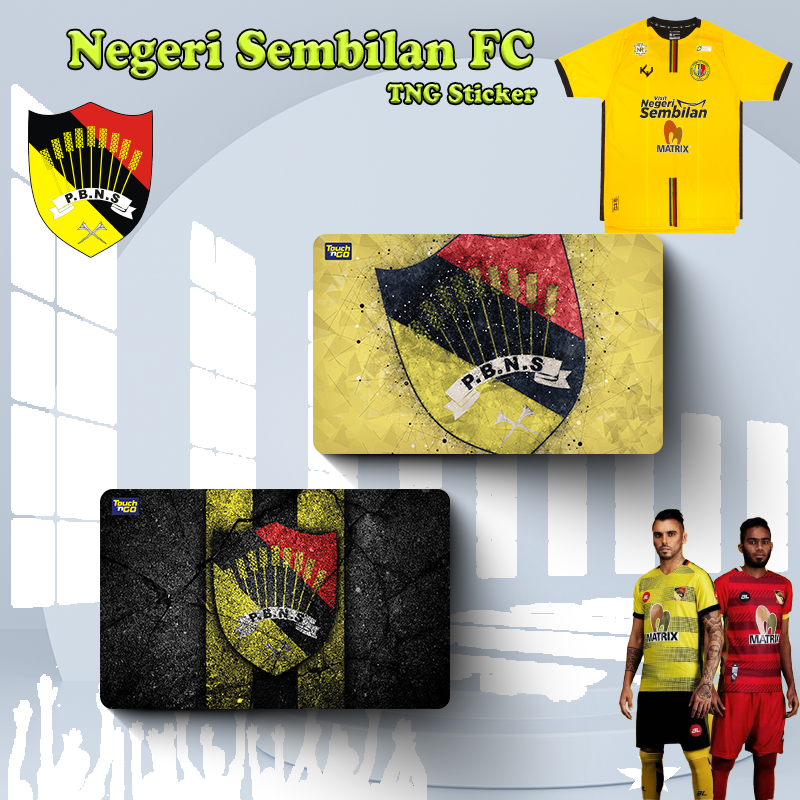 Negeri Sembilan FC TNG Sticker - Tng Touch N Go/Bank Card Sticker Cover ...