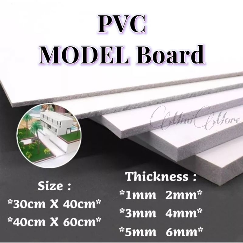(MiniMore) PVC Model Board *DIY Art Craft Architectural Modelling ...