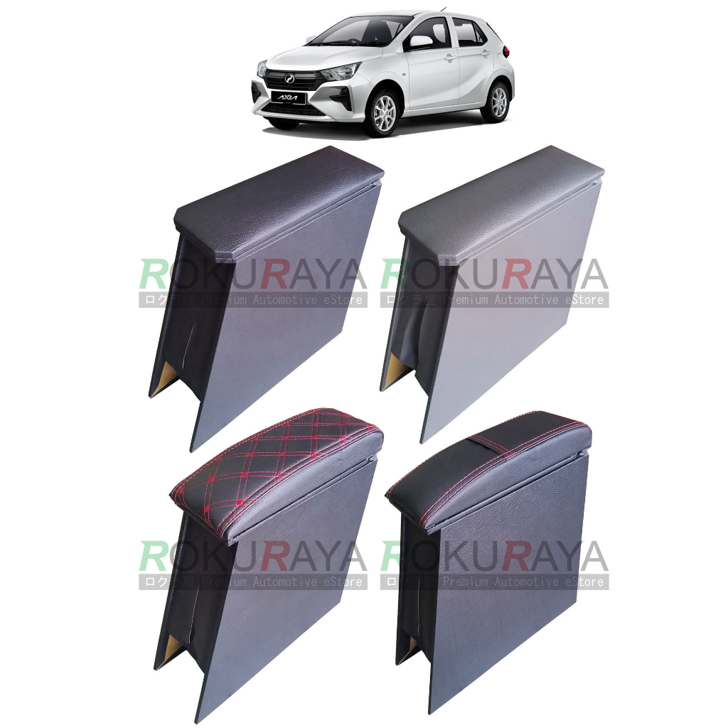 Perodua Axia 2nd Gen A300 (2023) Interior Console Storage Box Armrest ...