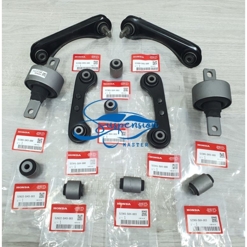 12 IN 1 SET-HONDA CIVIC SO4 EK 1996-2000-REAR UPPER ARM/ LOWER ARM BUSH ...