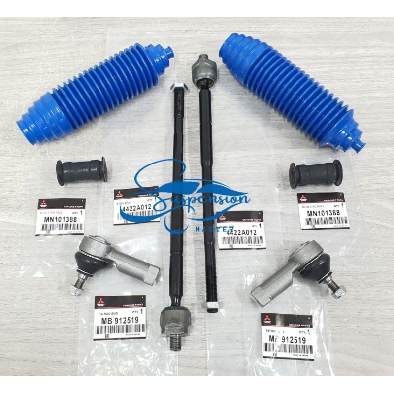 8 IN 1 SET- STEERING RACK BUSH/COVER/TIE ROD END/RACK-PROTON INSPIRA1.8 ...
