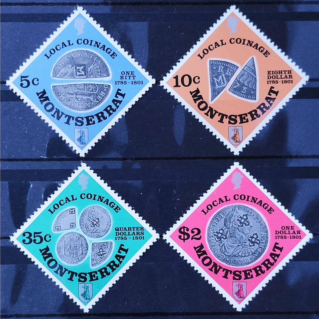[STM 531] Montserrat 1975 Local Coinage (MNH Mint) -4v complete set ...