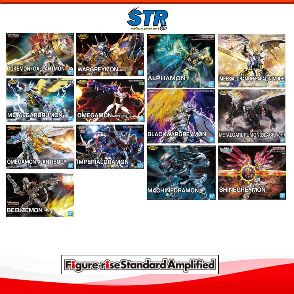 BANDAI [DIGIMON] FIGURE RISE STANDARD AMPLIFIED - WARGREYMON METAL ...