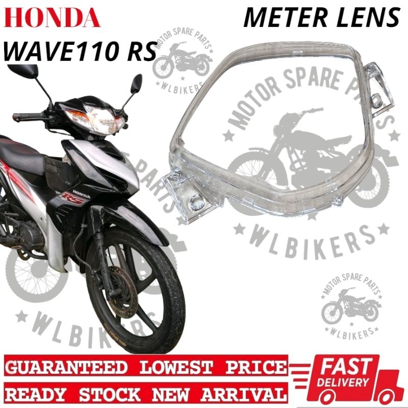 HONDA W110 WAVE 110 WAVE110 RS METER LENS METER COVER SPEEDOMETER -HOT ...