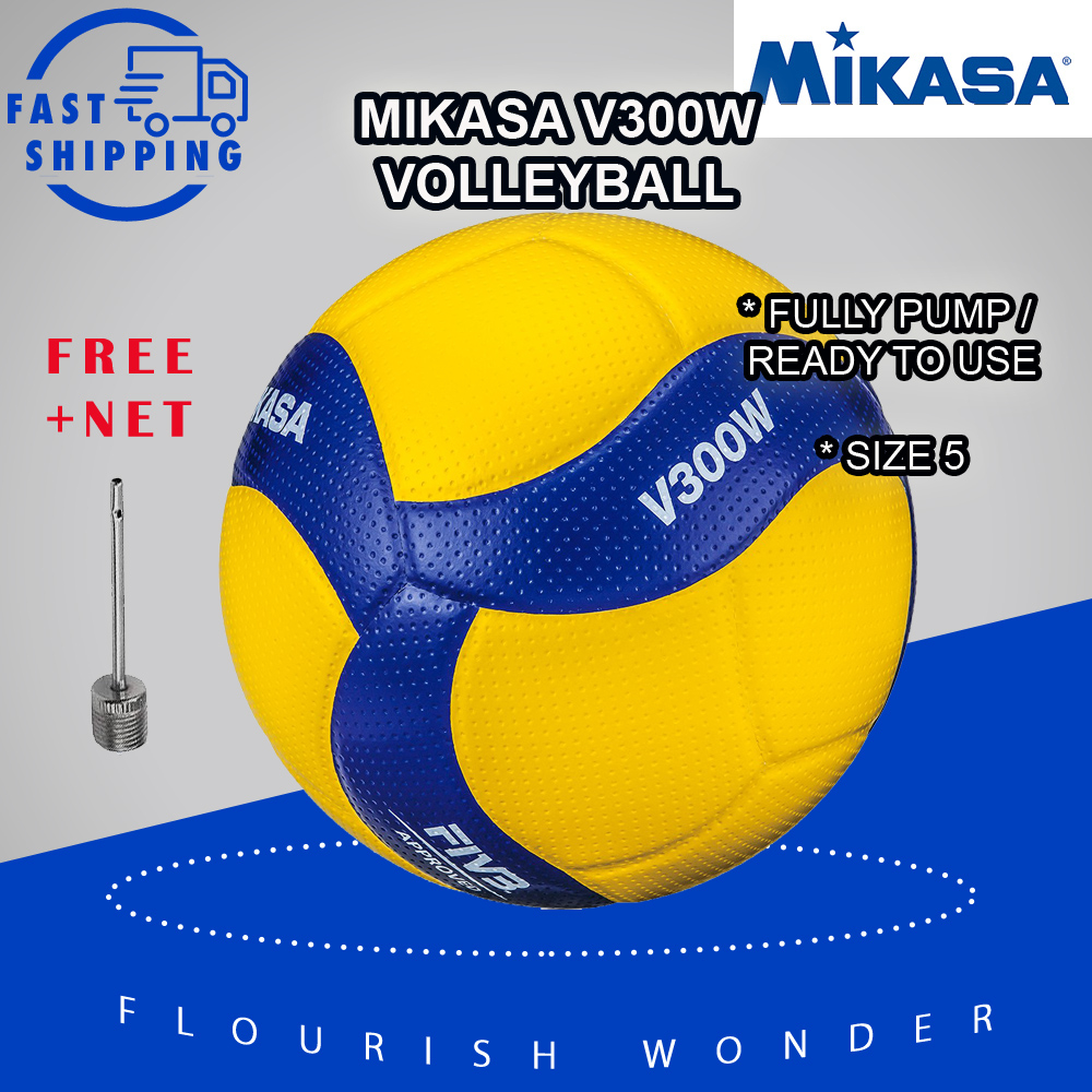 2024 New Style High Quality Mikasa Volleyball V300W Soft Touch | Shopee Philippines