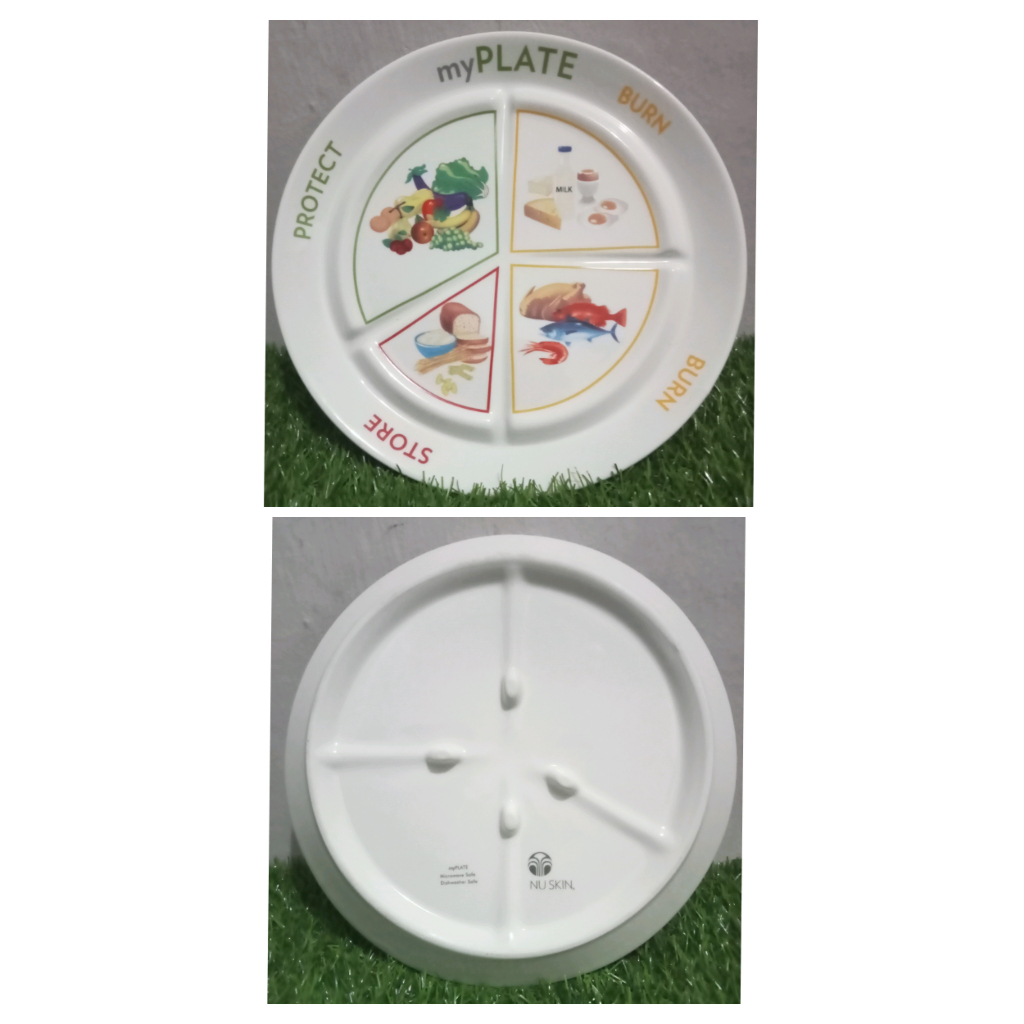 NU SKIN myPLATE thick ceramic plate | Shopee Philippines