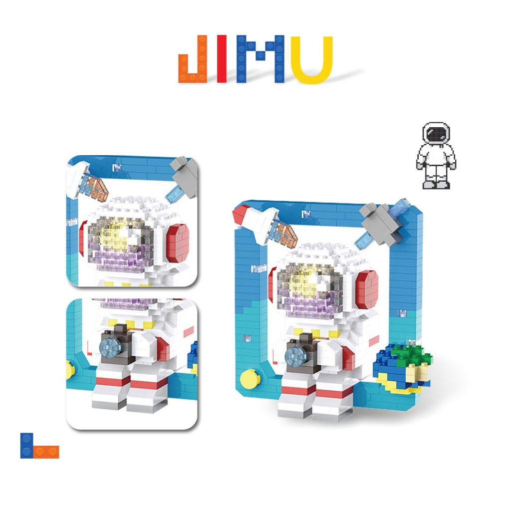 JIMU Astronaut Series W2206 Photo Frame Building Block Jigsaw Small ...