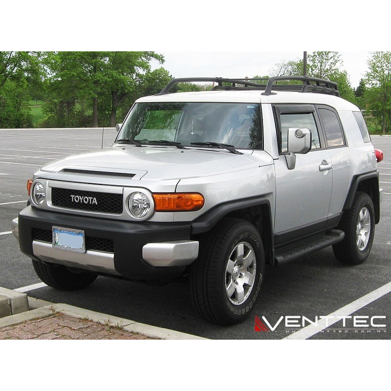 Toyota FJ Cruiser 2006-Above Venttec Door Visor / Window Vent Visor ...