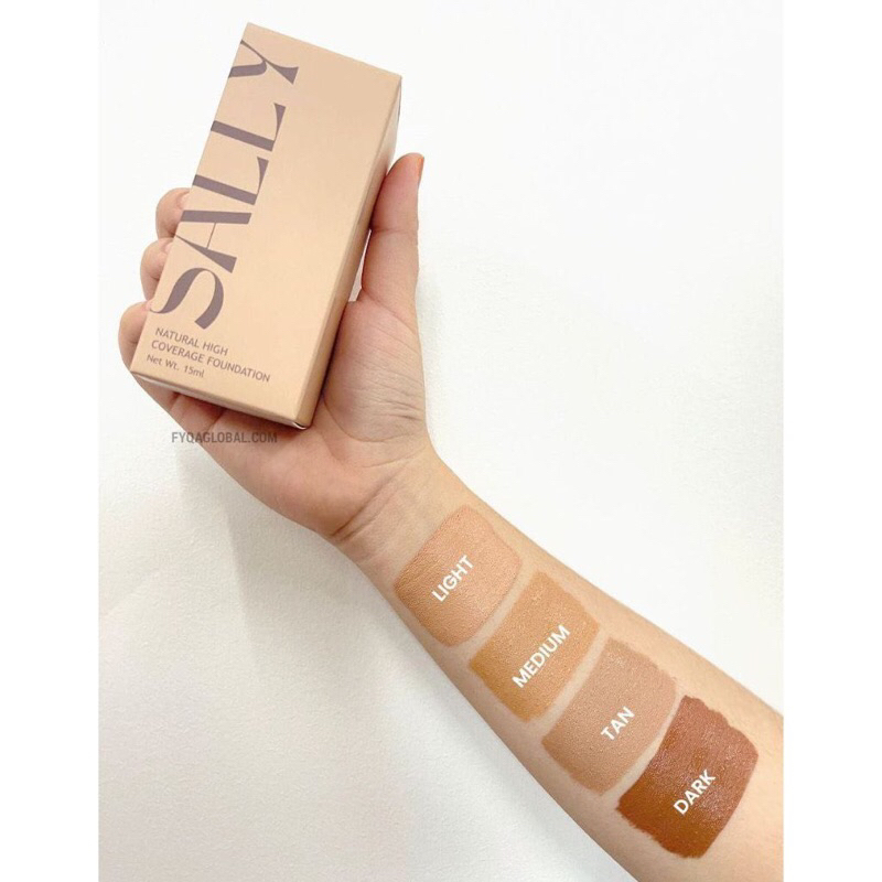 Sally Natural High Coverage Foundation (Sally Whoo) | Shopee Philippines