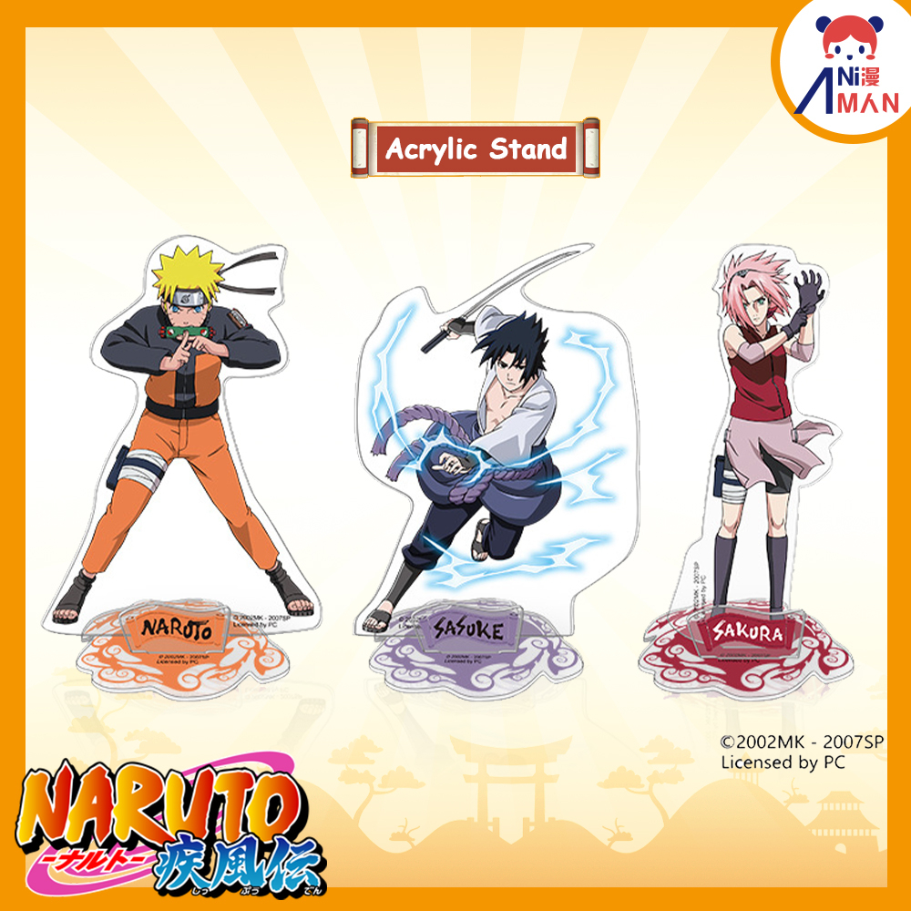 Naruto Official Anime Merchandise Acrylic Stand Quick Sand Keychain ...