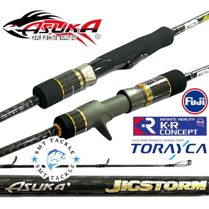 Asuka JIG STORM / ASUKA JIG STORM V2 TORAY Fuji K Guide Fuji Reel Seat ...