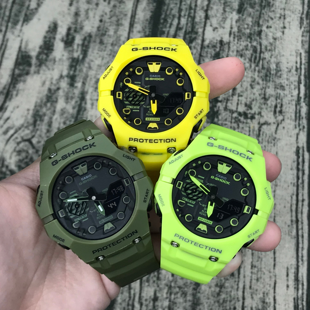 G-SHOCK GA-B001 Fluorescent Green Sports Watch All Serial GA-B001G-1A ...