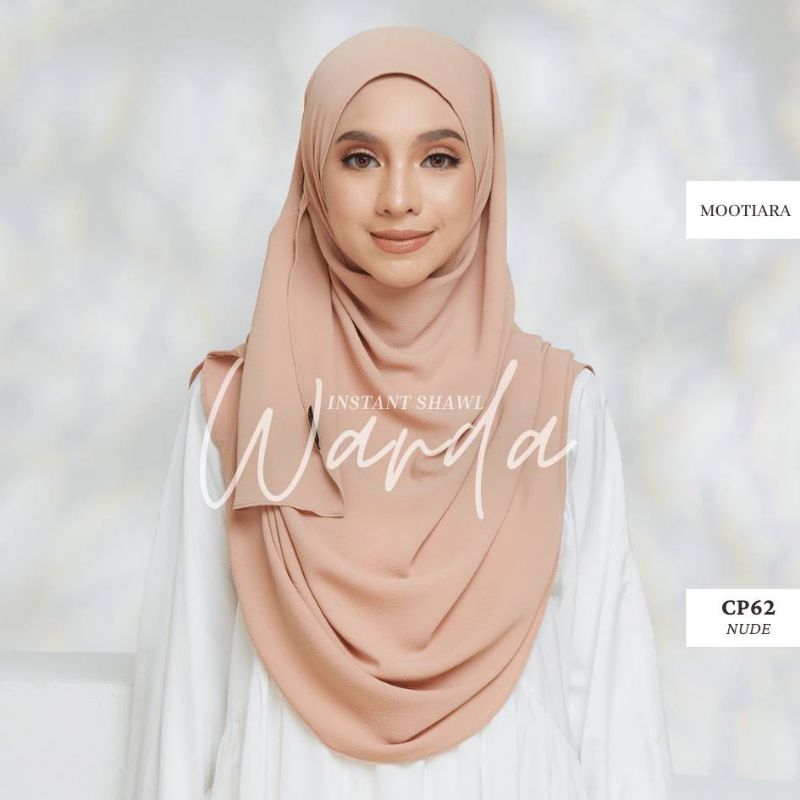 Warda Klasik Plain by Mootiara - Ironless Instant Shawl | Shopee ...