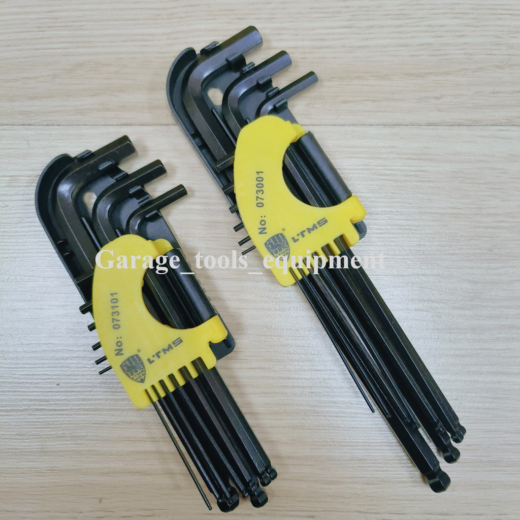 LTMS Normal Extra Long 9Pcs Hex Key Set (Allen Key) | Shopee Philippines