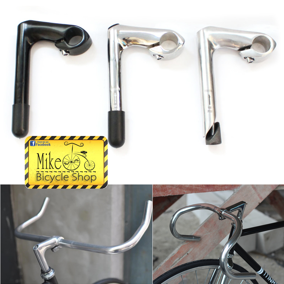 Quill Stem Goose Neck Alloy Handlebar 25.4mm Classic Road Bike Bolt ...