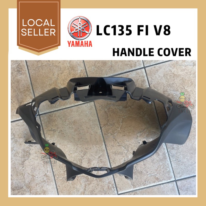 YAMAHA LC135 FI V8 HANDLE COVER INNER COVER HITAM MATI KAVER NEW LC-FI ...