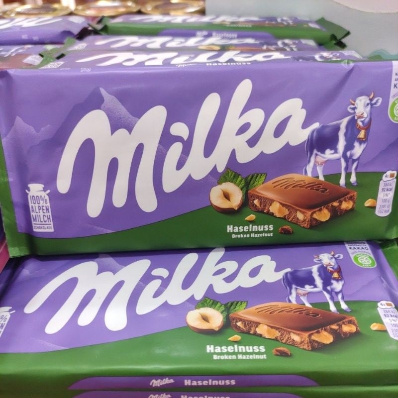 MILKA Chocolate Bar 100g Hazelnut (Switzerland) | Shopee Philippines