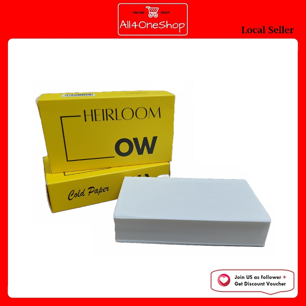 OW HEIRLOOM COLD PAPER FIX PERMING PAPER DIGITAL PERM WAVE PAPER ...