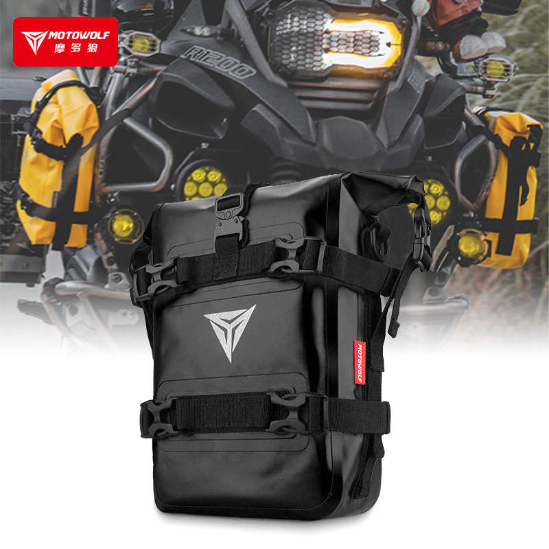 Motorcycle Parts Crash Bar Dry Bag Motor Bumper Bag 6L Large Capacity ...