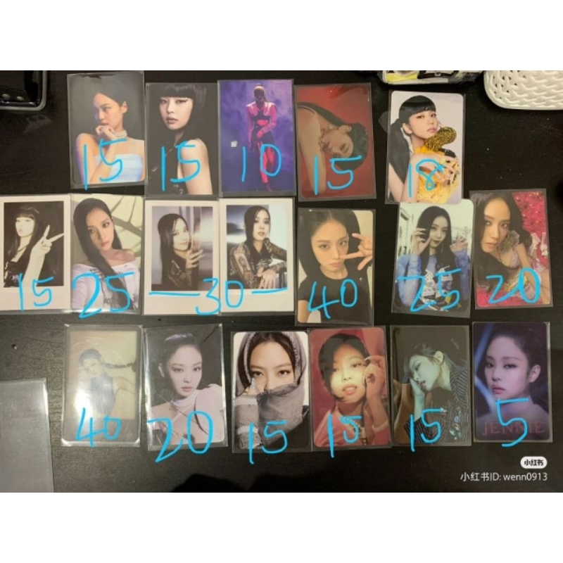 Blackpink Official Photocard Jennie Jisoo Rose Lisa Limited PC | Shopee ...
