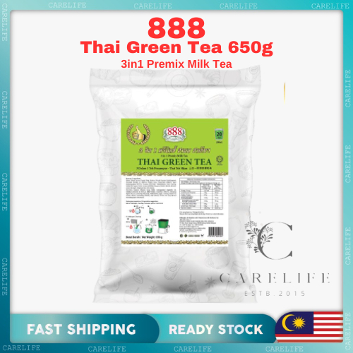 888 Thai Green Tea 3 in 1 Premix Milk Tea 650g | Shopee Philippines
