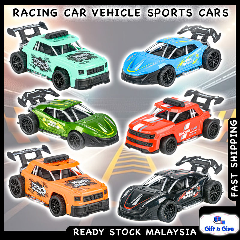 Racing Car Vehicle Sports Cars Inertia Push Pull Back Pullback Kereta ...
