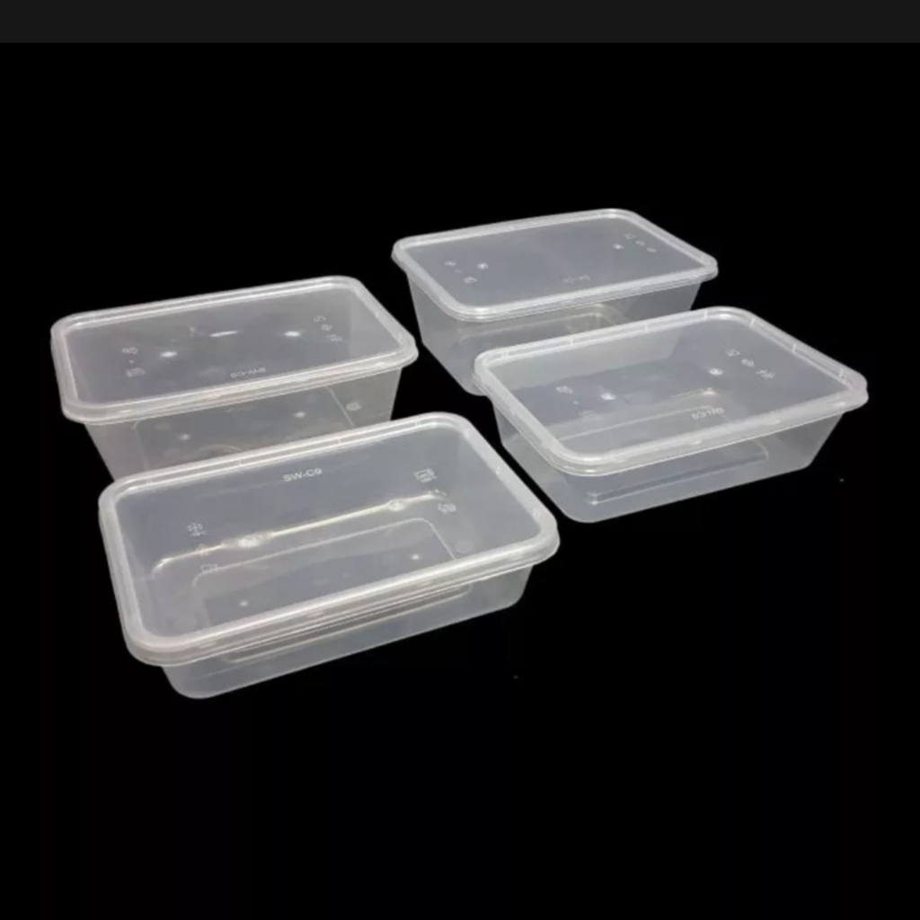 MS 500A BEKAS PLASTIK MAKANAN/Rectangular Disposable Plastic Food ...