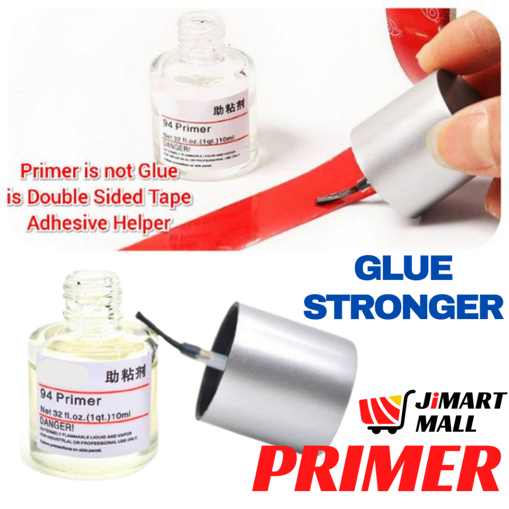 PRIMER ADHESIVE HELPER Tape Glue Stronger Applicator Double Side Tape Promoter Strong Adhesive ...