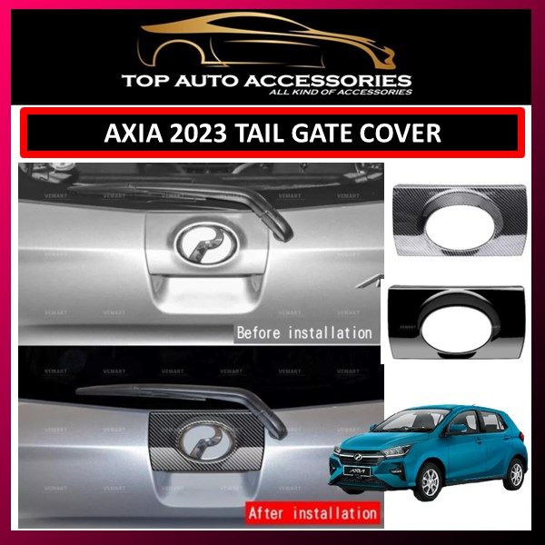 AXIA NEW BARU 2023-2024 TAILGATE FRAME COVER CARBON FIBER / GLOSSY ...