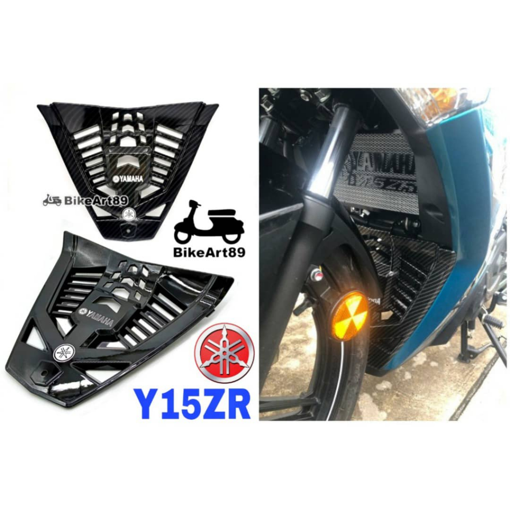 Yamaha Y15ZR Engine Cover Carbon V1 V2 Exciter 150 Black Protector ...