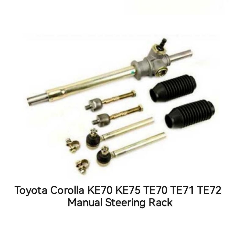 Toyota Corolla KE70 KE75 TE70 TE71 TE72 Manual Steering Rack (With Tid Rod) (100% Brand New ...