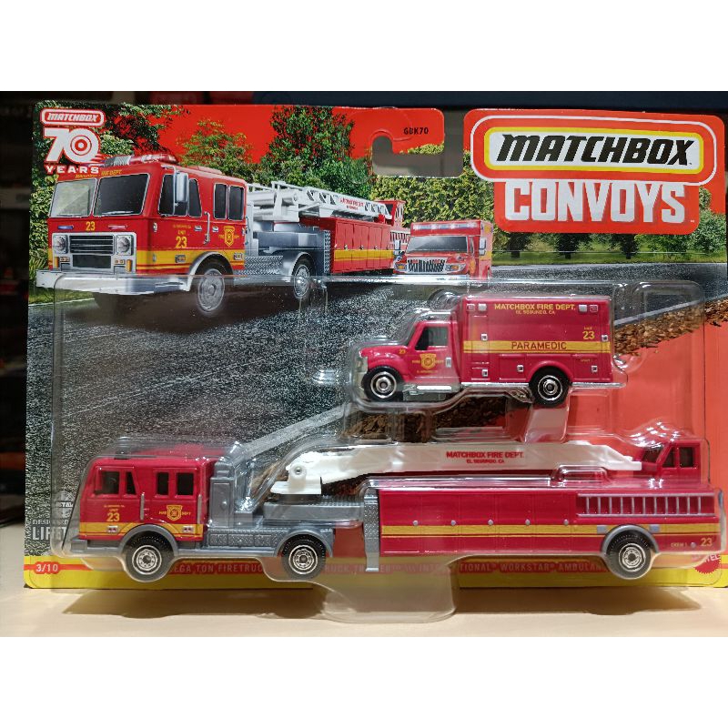 Matchbox Convoys MBX Mega Ton Firetruck set | Shopee Philippines