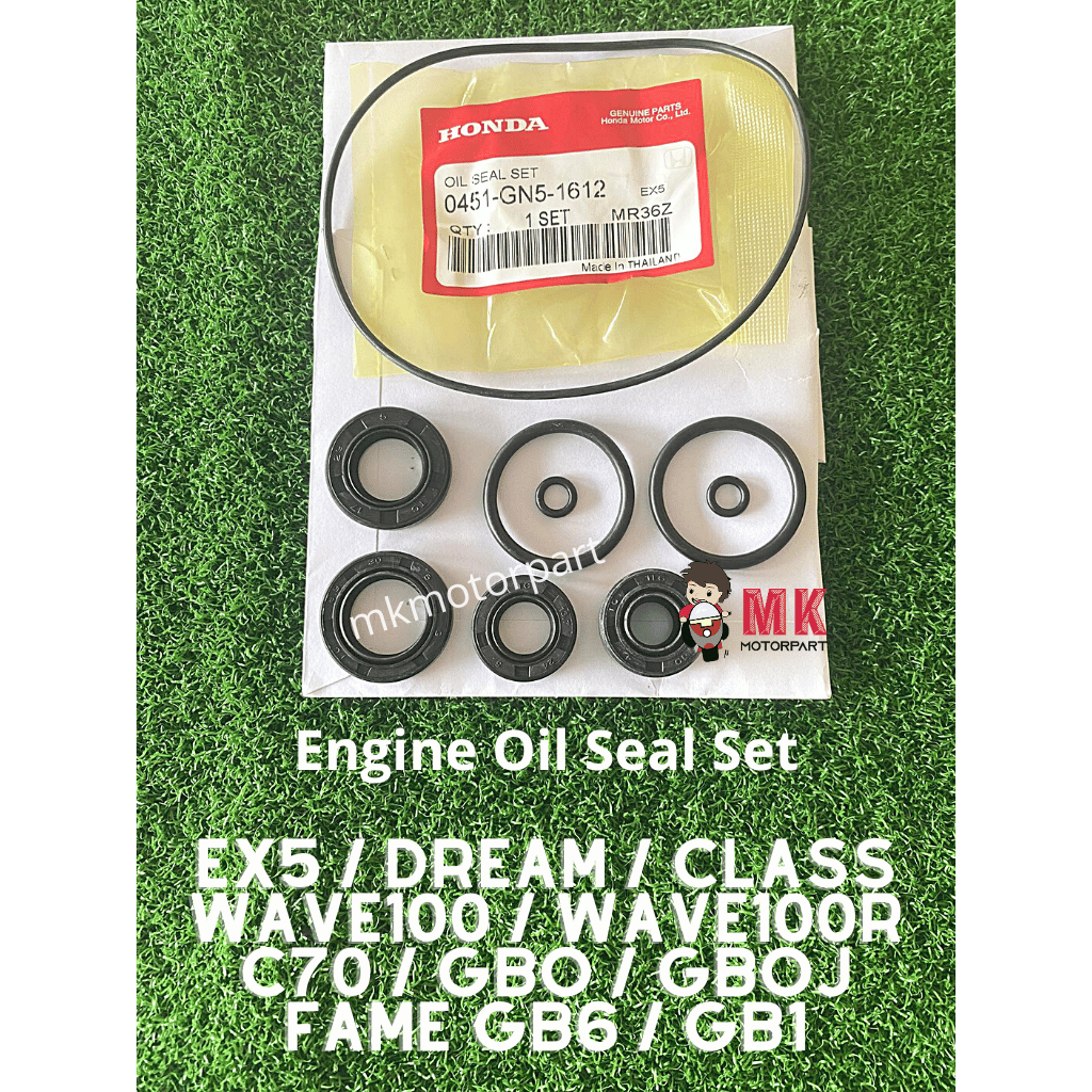 (Set) Engine OIL SEAL Complete Set Honda EX5 Hi Power Dream Class ...
