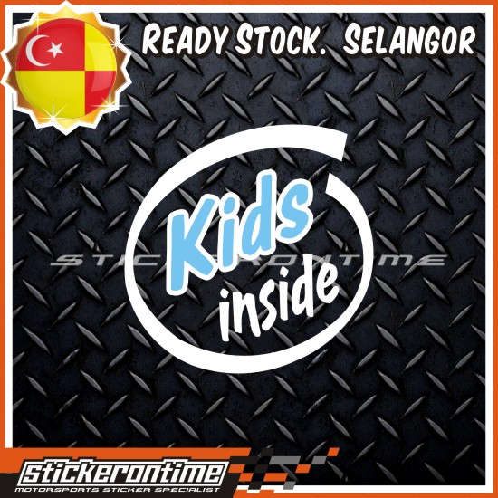 Car Sticker Kid inside Kids inside baby inside Child inside on board ...