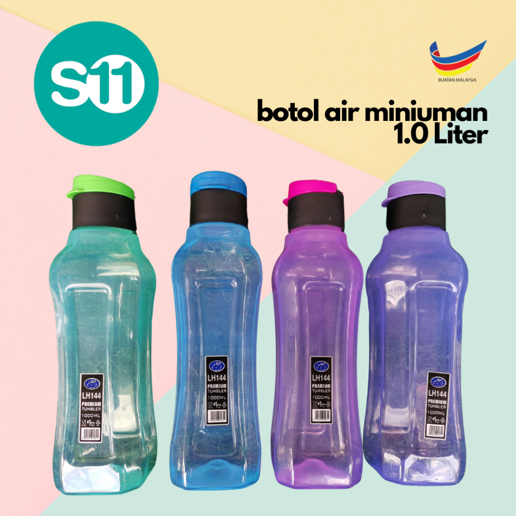 S11 x LH 144 Botol Air Minuman 1000ml Tumbler Drink Bottle 1L Drink Tumbler | Shopee Philippines