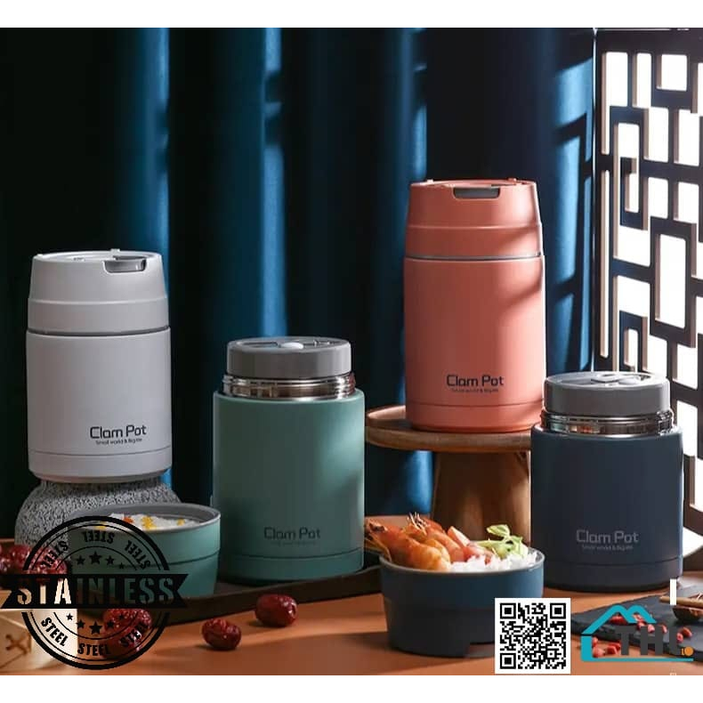 THERMO FOOD CALM POT INSULATED THERMO SOUP CONTAINER LUNCH BOX | Shopee ...