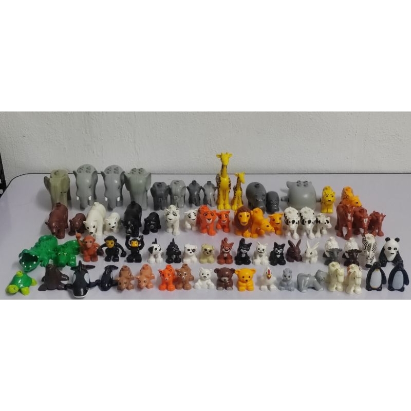 Preloved duplo lego animals figure | Shopee Philippines