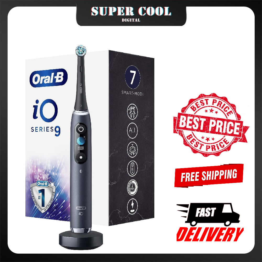 Oral B Io Series 9 9n Black Onyx Electric Toothbrush Black Shopee